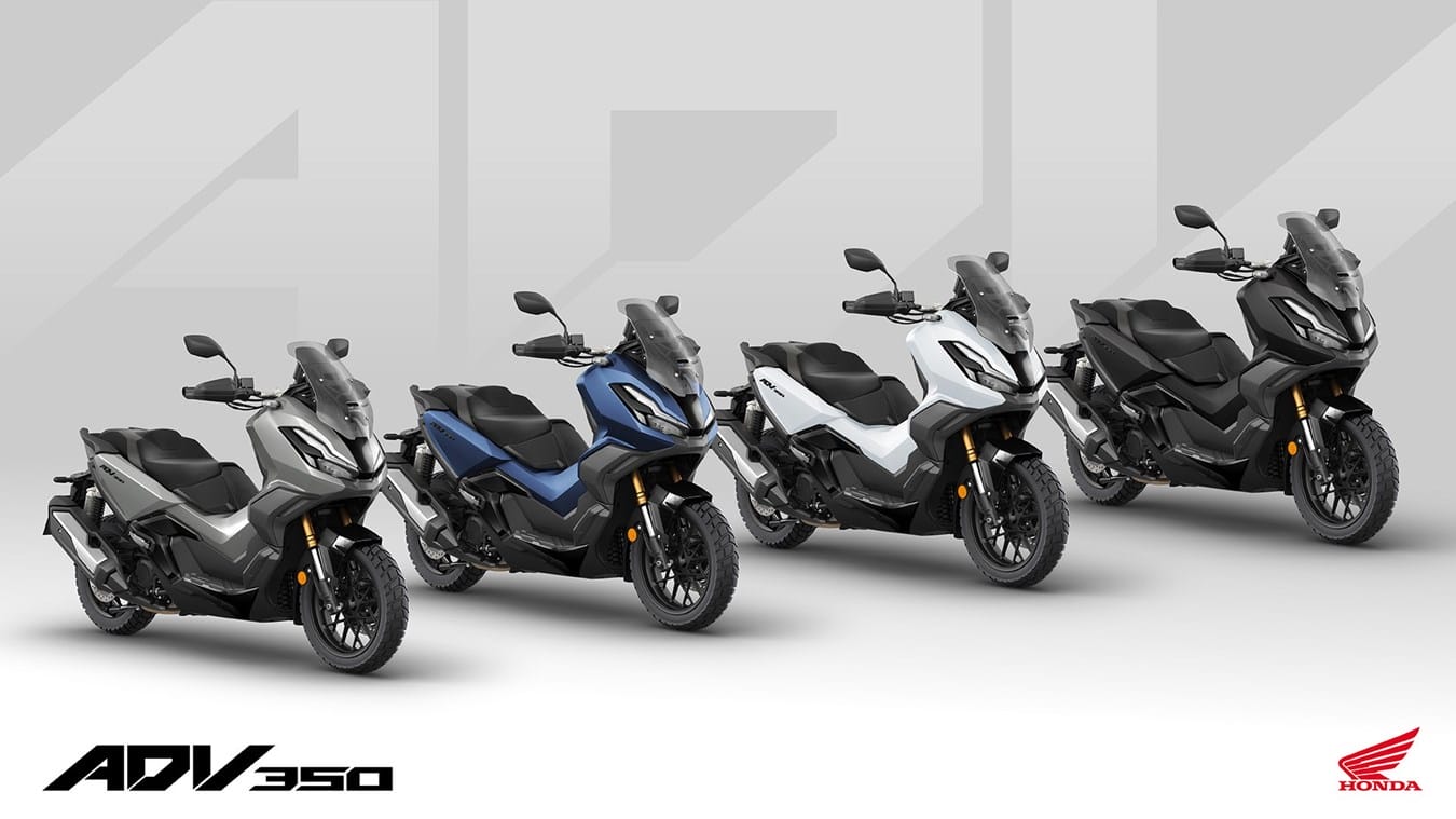 Honda - novas cores para a ADV 350, Forza 125 e para a Forza 350 - Motociclismo